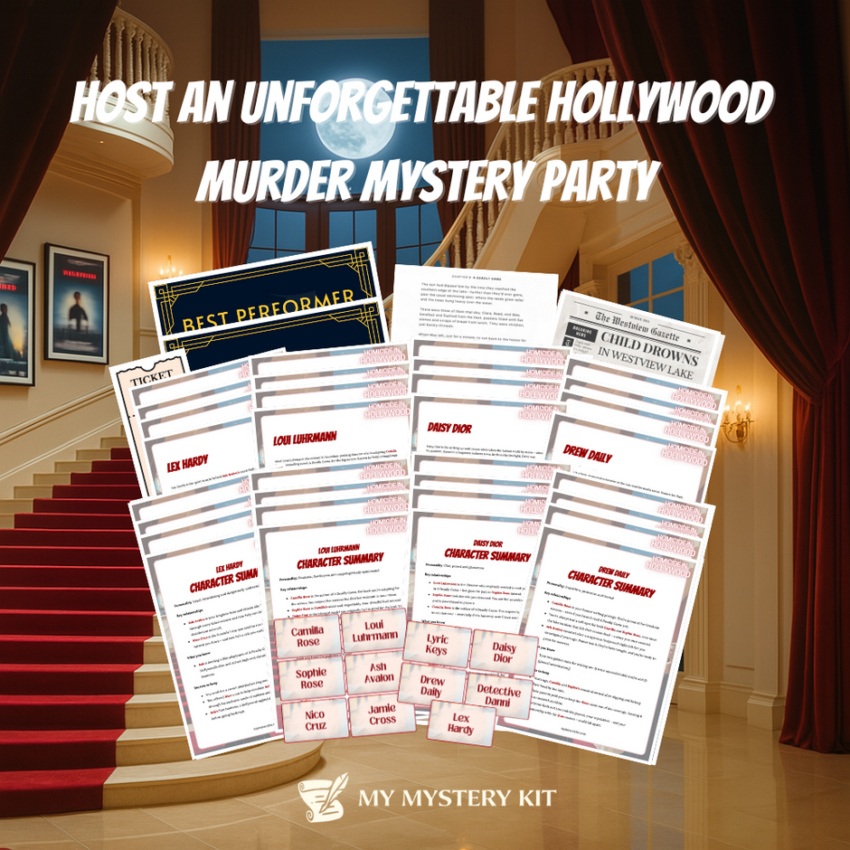 Customizable Murder Mystery Kits - Dinner Party Games | My Murder ...